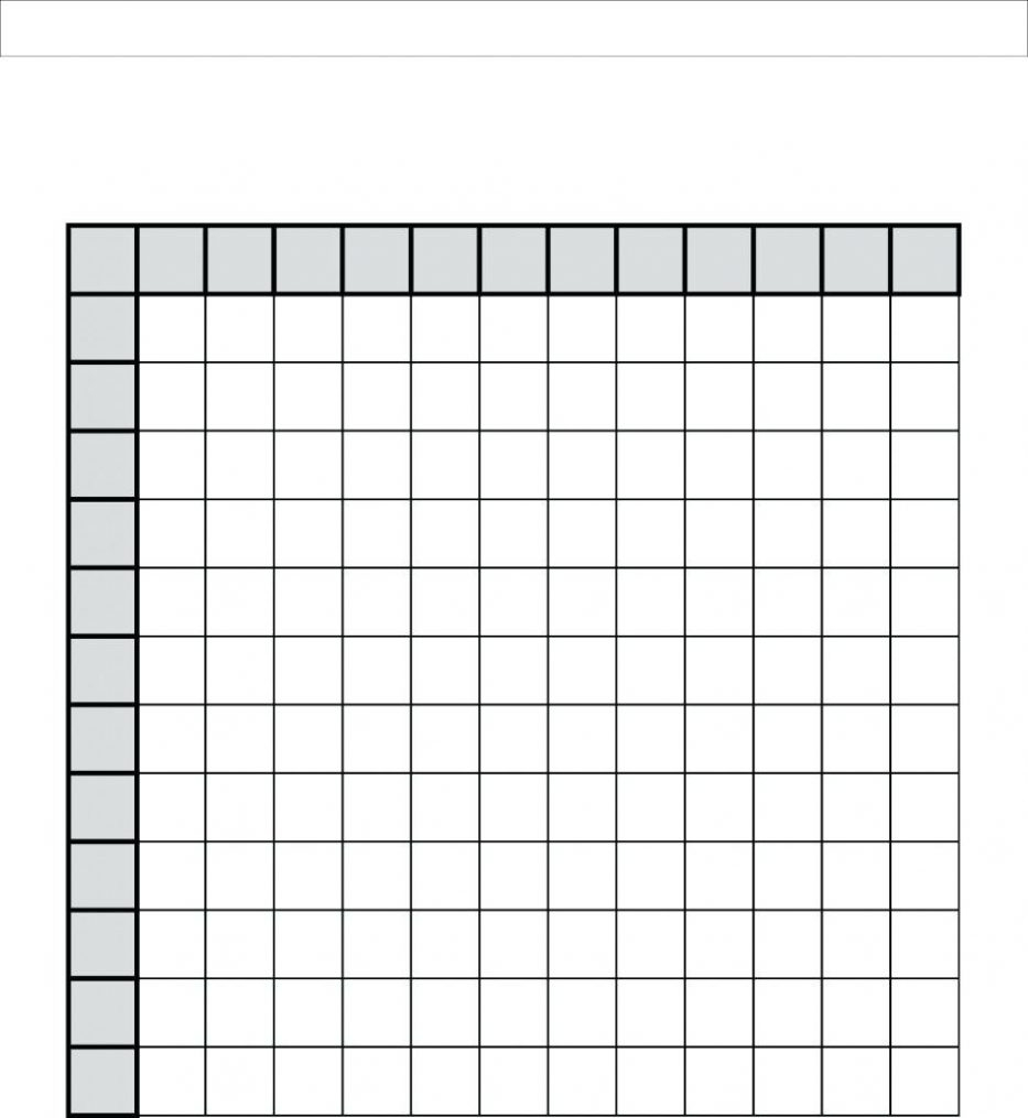 Printable Multiplication Grid Blank – PrintableMultiplication.com Printable Multiplication Grid Blank – PrintableMultiplication.com