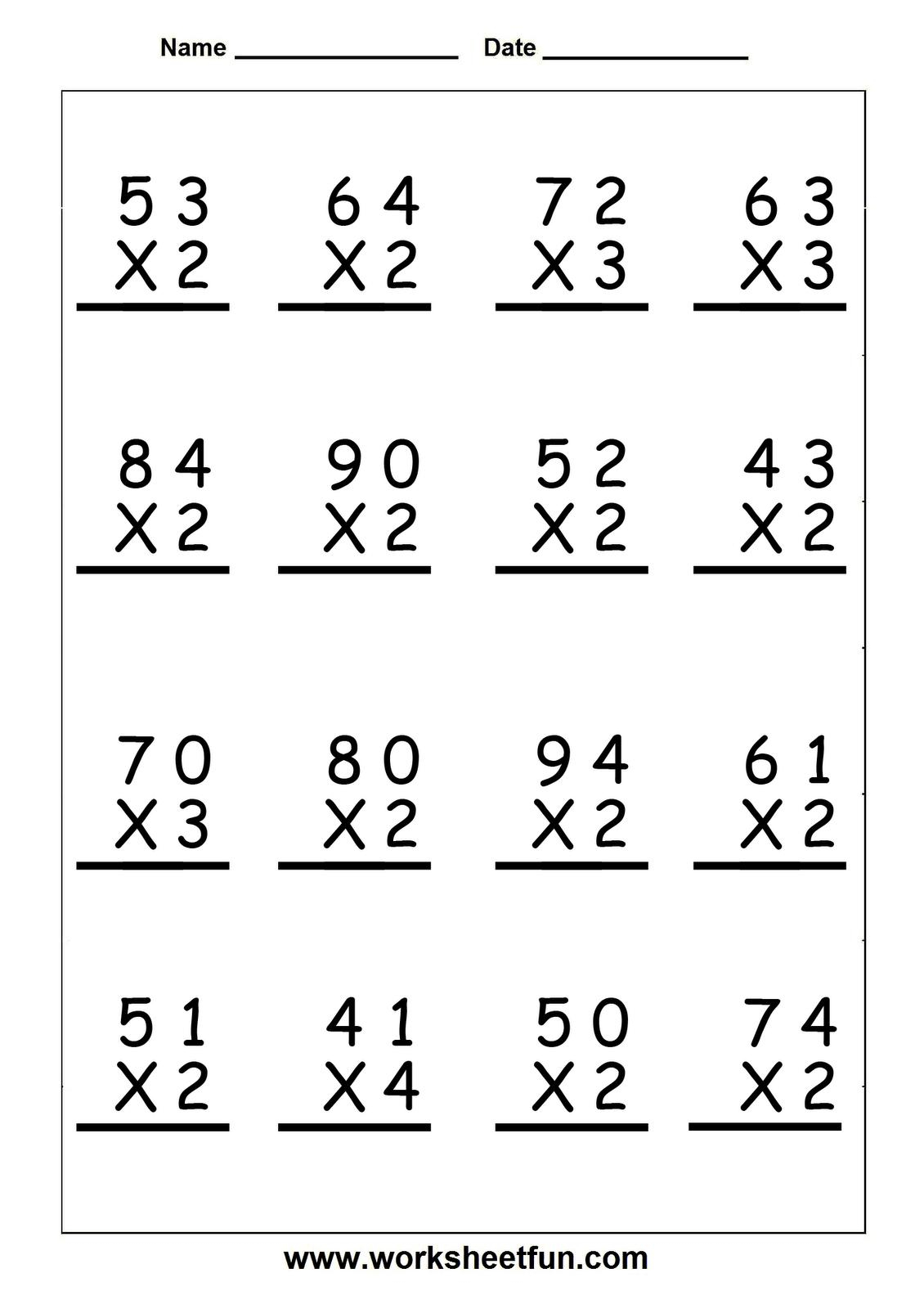 Worksheets In Multiplication For Grade 5 PrintableMultiplication